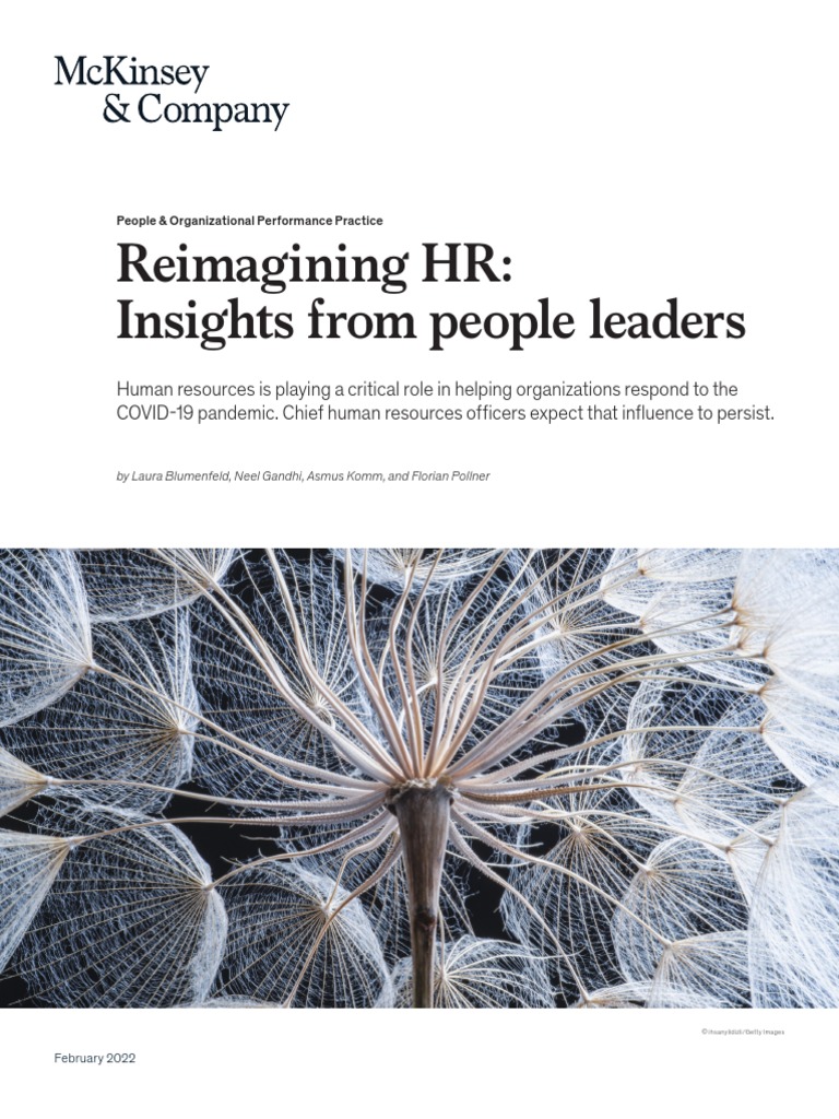 Reimagining HR Insights From People Leaders | PDF | Leadership | Economies