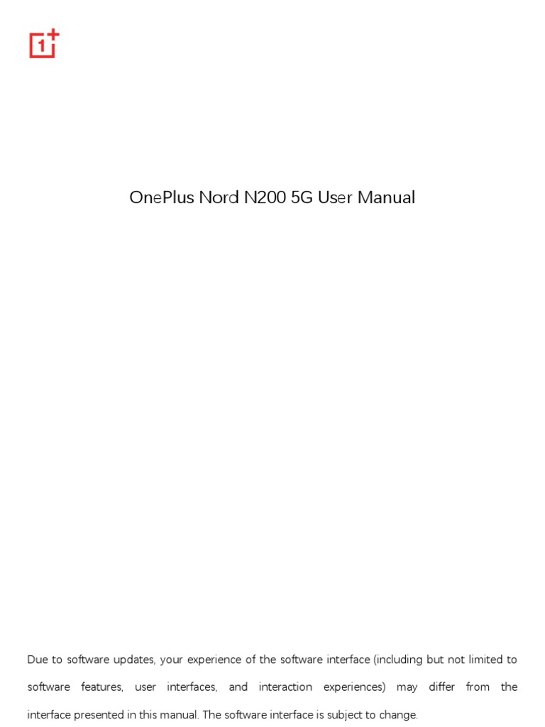 OnePlus Nord N200 5G User Manual English | PDF | Bluetooth | Wi Fi