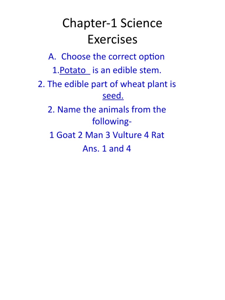 Chapter-1 Science | PDF