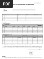 Panduan Pengisian Formulir F1.06 | PDF