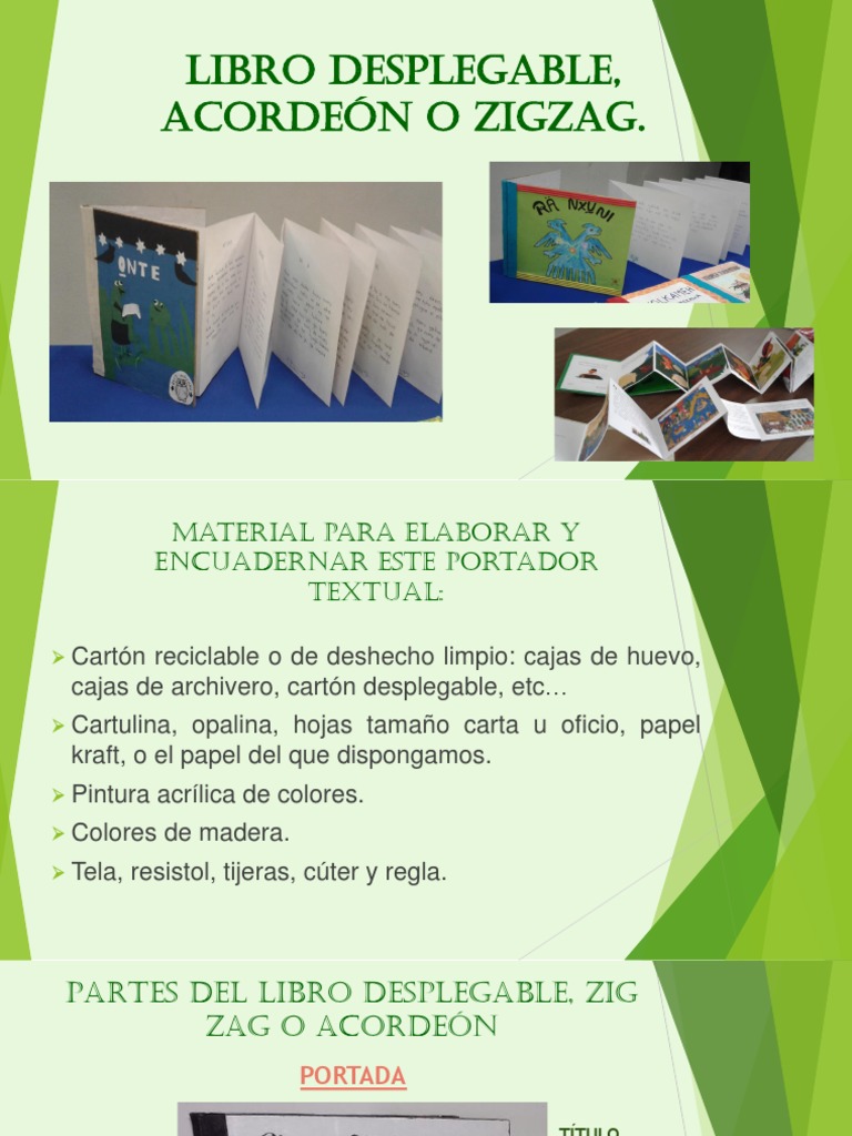 4 Libro Desplegable | PDF | Libros | Papel