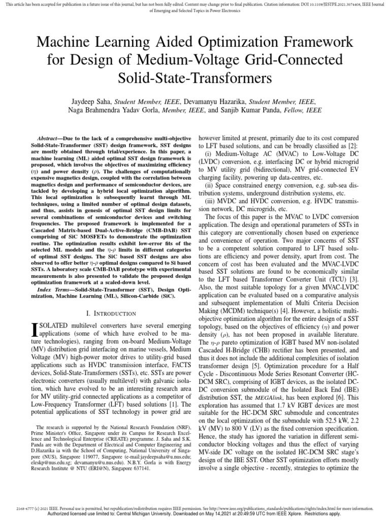 Machine Learning Aided Optimization Framework For Design of Medium ...