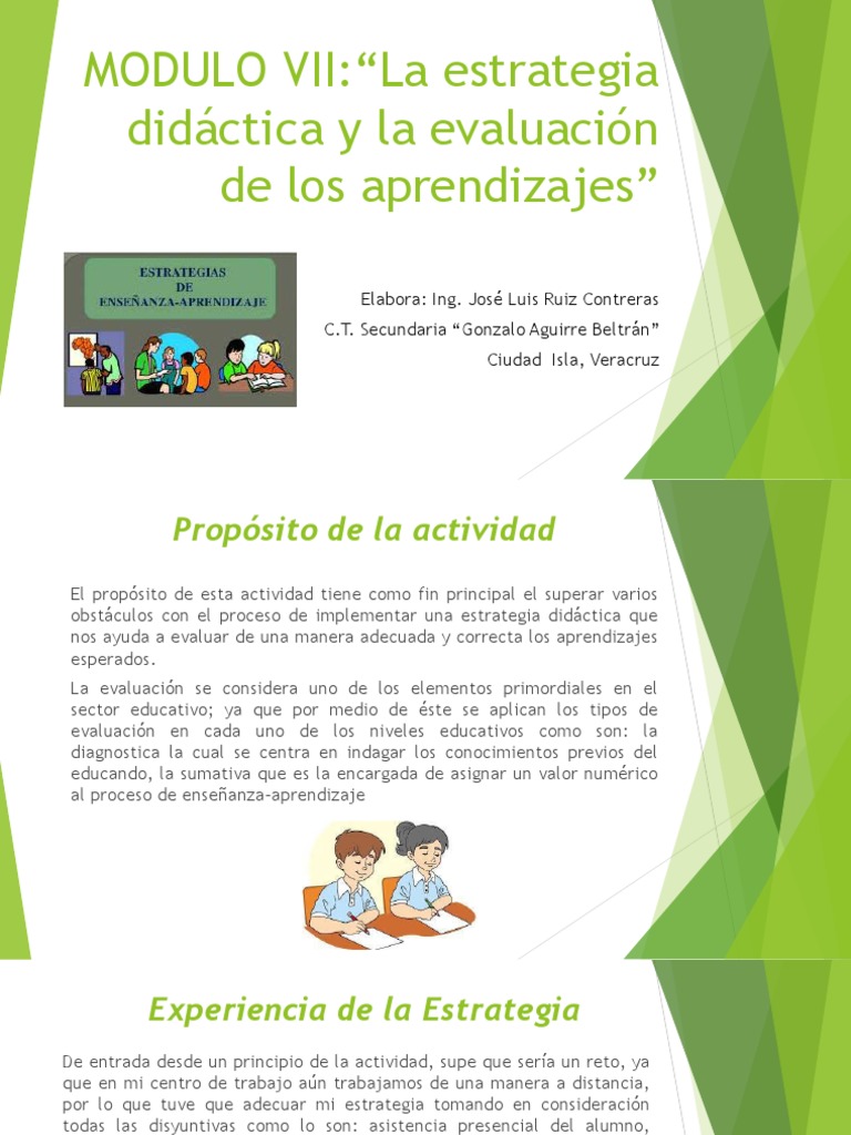 Proyecto Final Modulo 7 | PDF | Evaluación | Aprendizaje