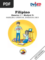 Filipino 8 Q4 Week 5 | PDF