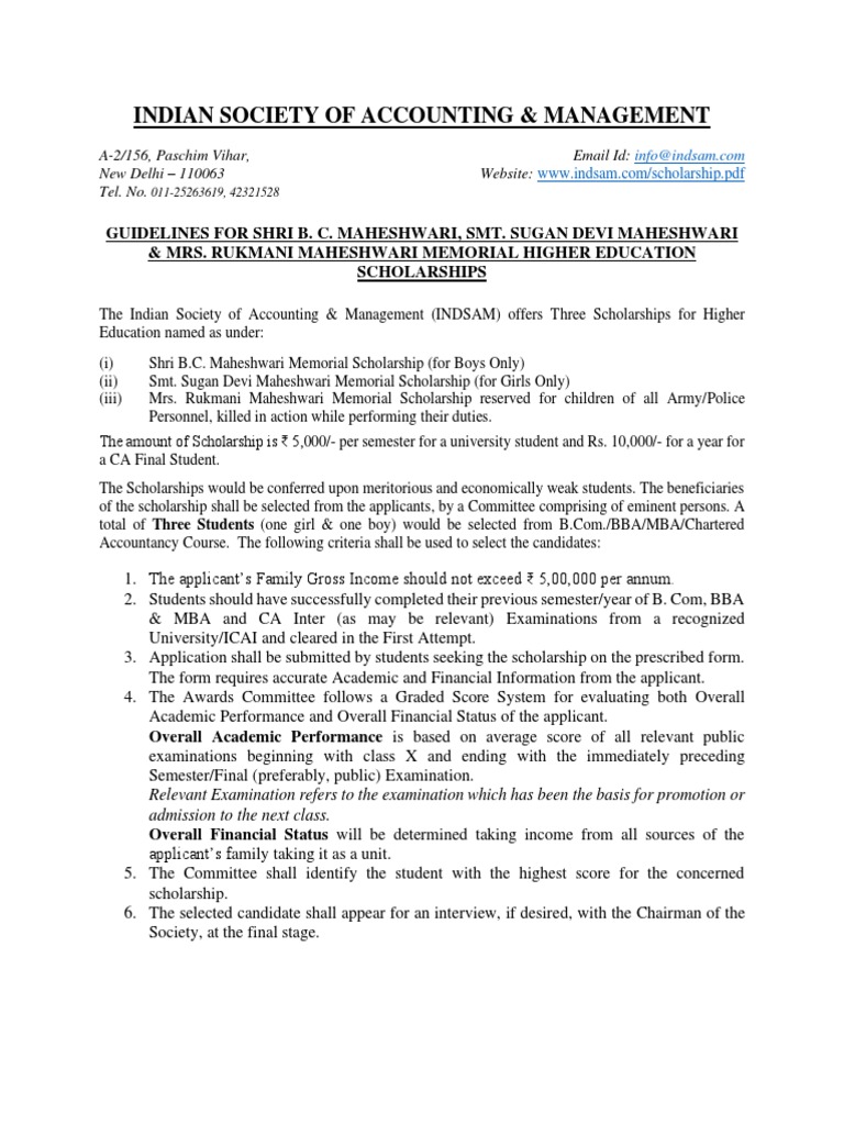 Application Form For Higher Education (HE) Scholarships | PDF | Master ...