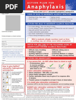 ASCIA Action Plan Anaphylaxis Anapen 2025 | PDF | Allergy | Medical ...
