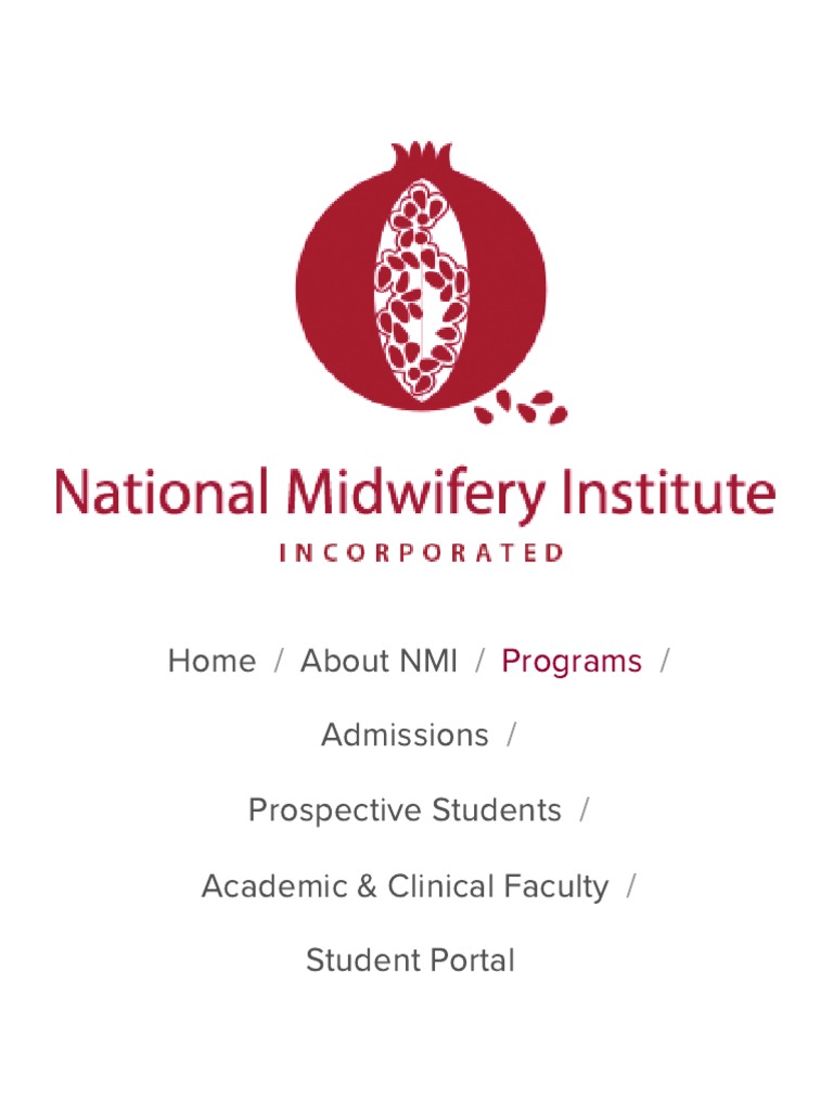 Midwifery Certificate Program - National Midwifery Institute | PDF ...