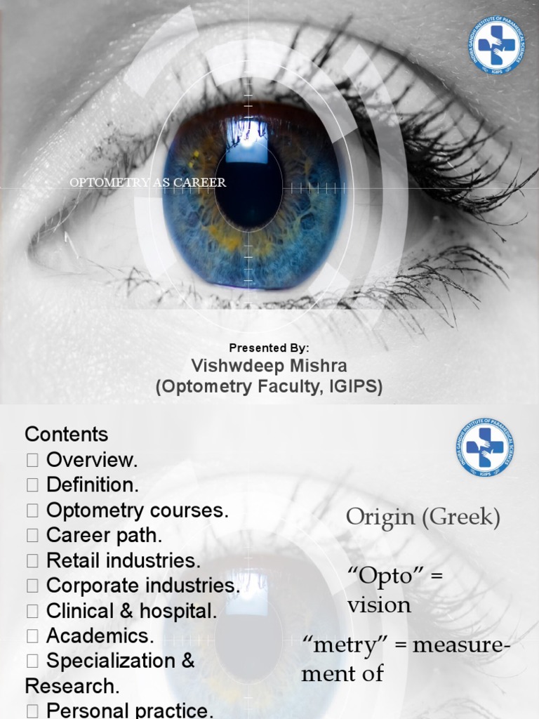 Optometry Orientation Plan | PDF