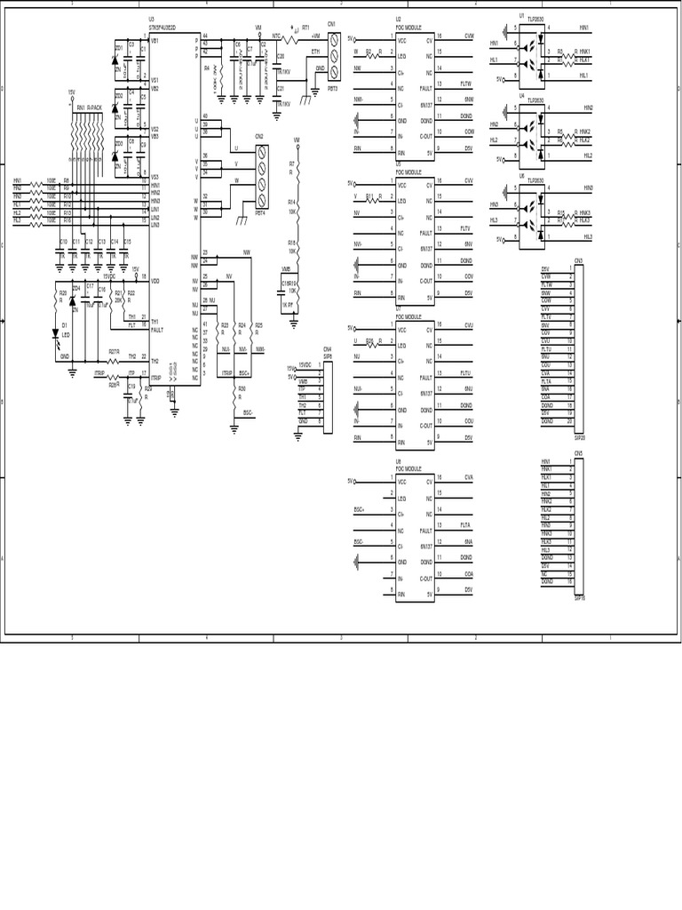 50 A Power Inverter Module Circuit 1 | PDF