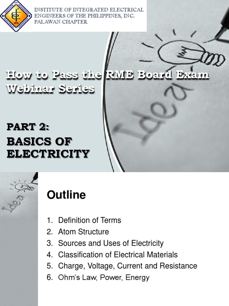 How To Pass Rme Board Exam Part 2 | PDF | Electrical Resistance And ...