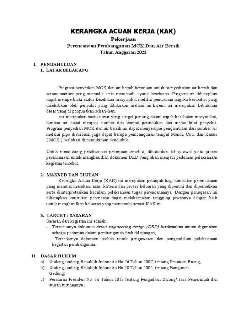 Kak Pembangunan Mck Pdf