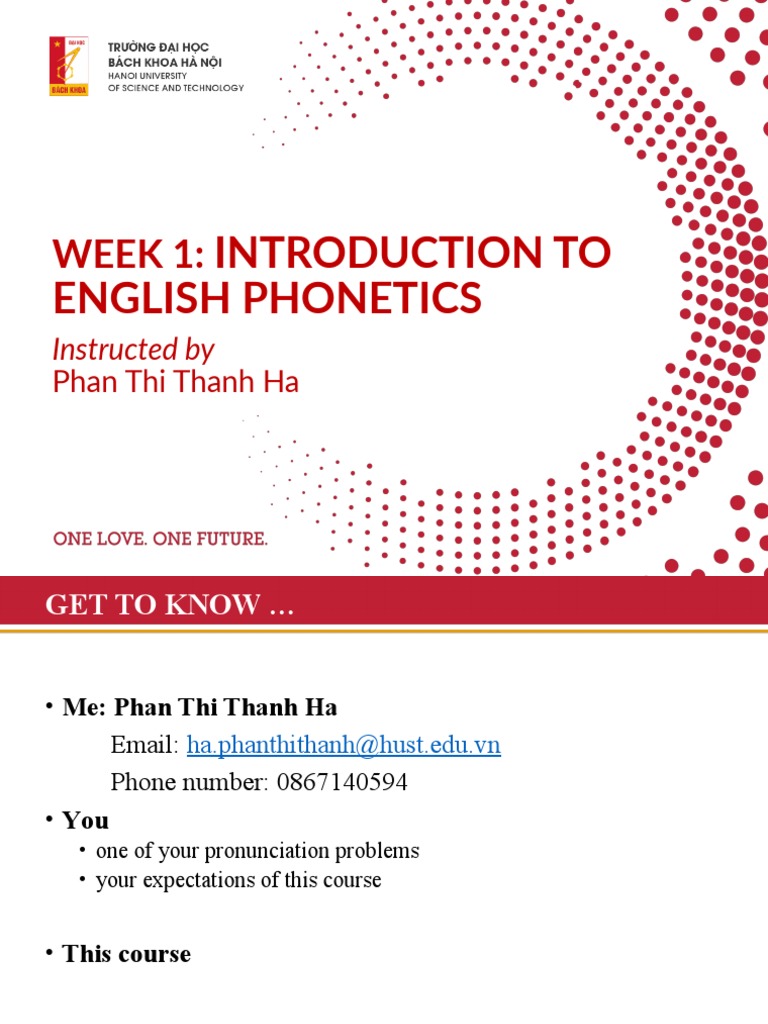 Introduction To English Phonetics: Week 1 | PDF | Speech | Phonetics