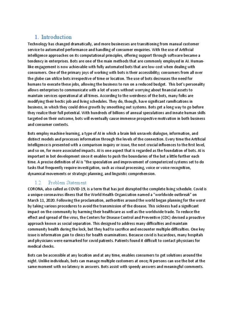1.2. Problem Statement | PDF | Artificial Intelligence | Intelligence ...