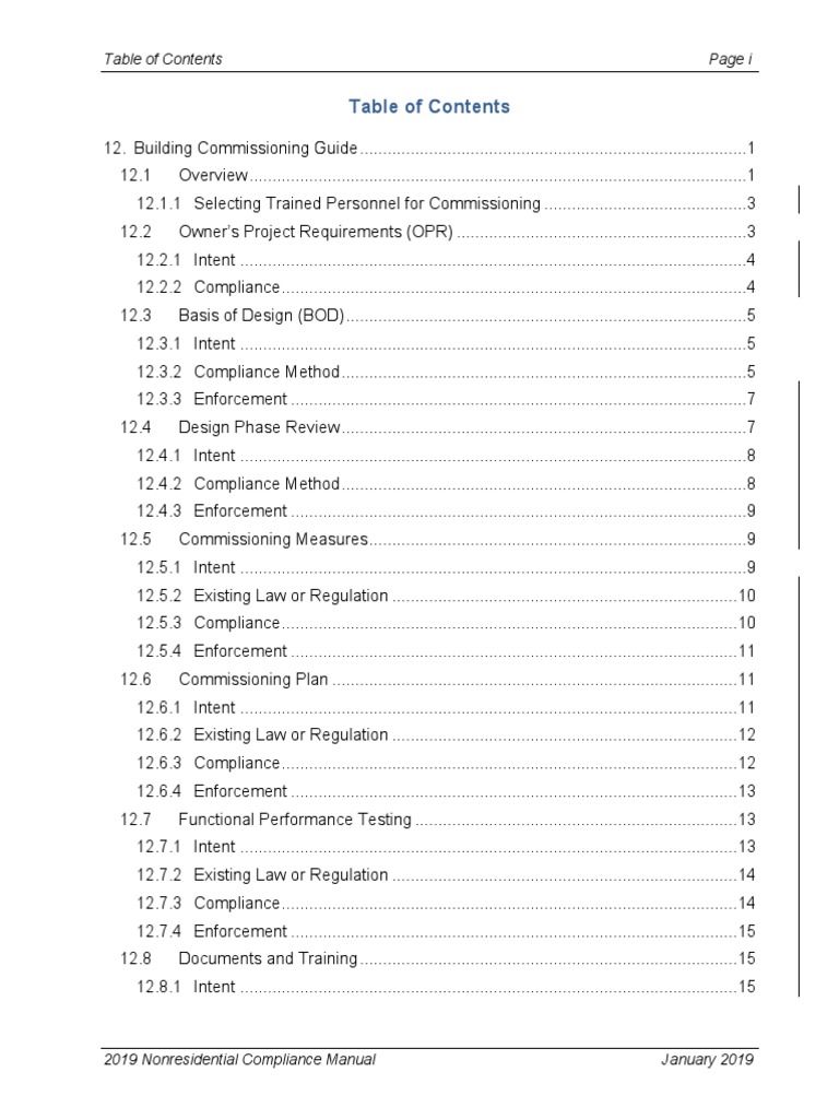 2019 Building Commissioning Guide | PDF | Specification (Technical ...