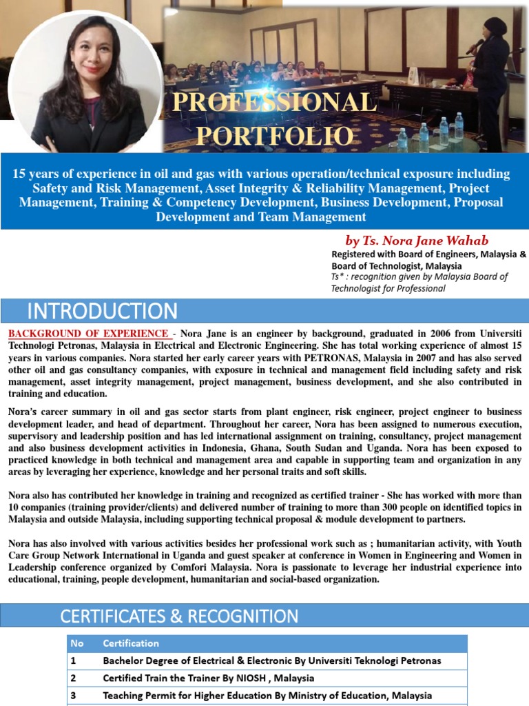 Professional Portfolio by Nora Jane Wahab - Vers09072022-General ...