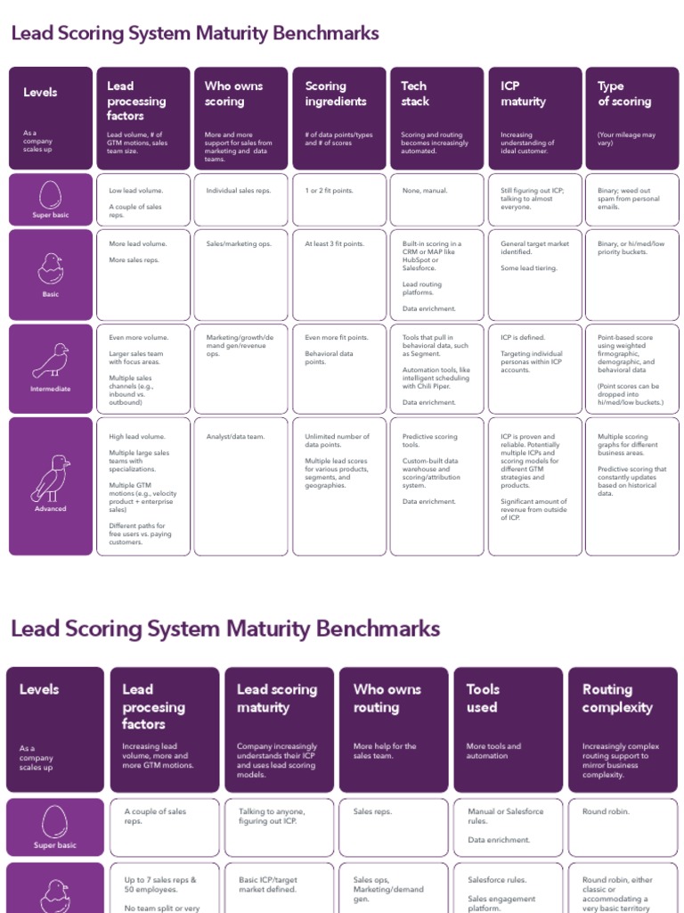 Lead Scoring Maturity Assessment | PDF | Marketing | Sales