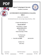 Gtu Summer Internship Report Sample | PDF