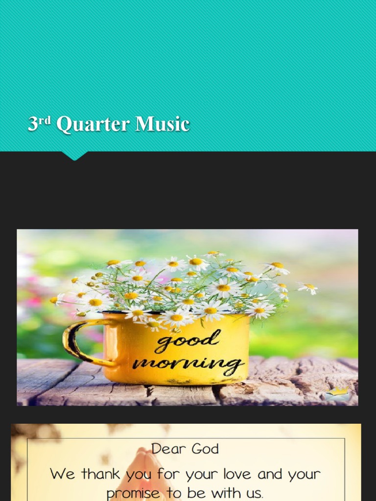 3rd Quarter Music | PDF