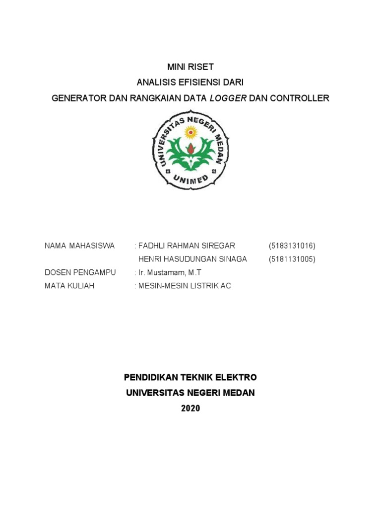 Mini Riset Mesin Listrik Ac | PDF