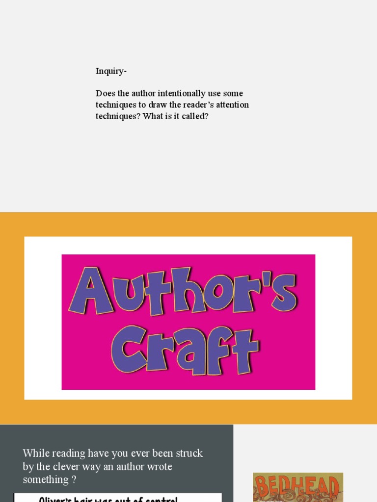 Authors Craft PPT Flattened | PDF