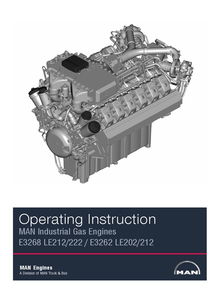 Man E3262 LE202, E3268 LE212 Operating Instructions Manual | PDF ...