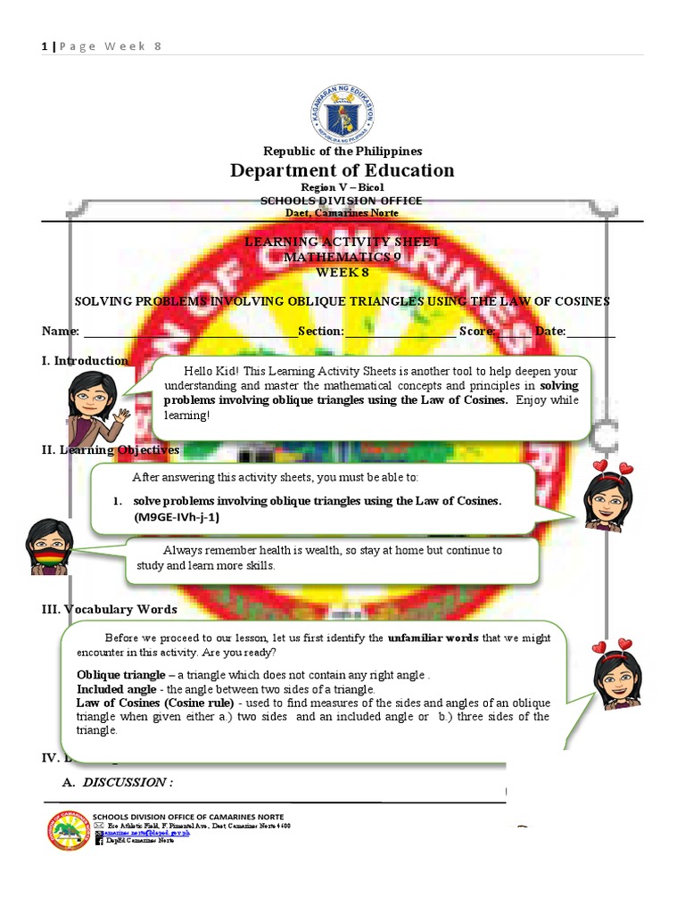 Department of Education: Region V - Bicol Schools Division Office Daet ...