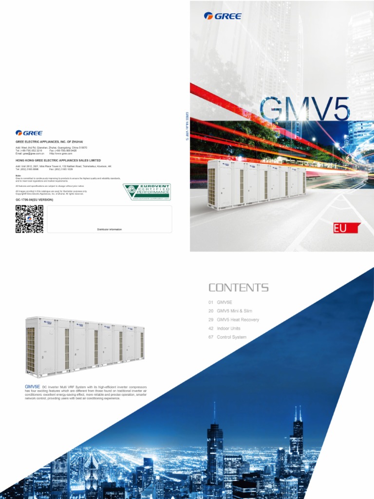 Katalog Gree 2018 Gmv5 | PDF