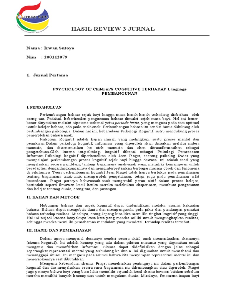 Hasil Review 3 Jurnal | PDF | Pengembangan Diri