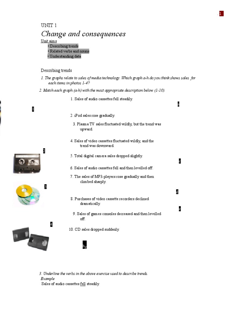 Writing Pack - Focus On Task 1 Unit 1-2 | PDF | Verb | Adverb