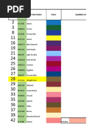Rock Color Chart - Munsell | PDF | Brown | Green