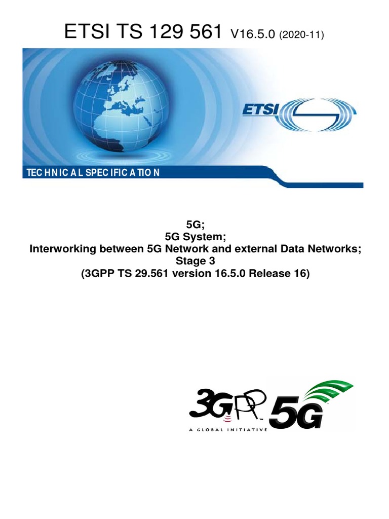 3GPP 5G Ts 129561v160500p | PDF | I Pv6 | Ip Address