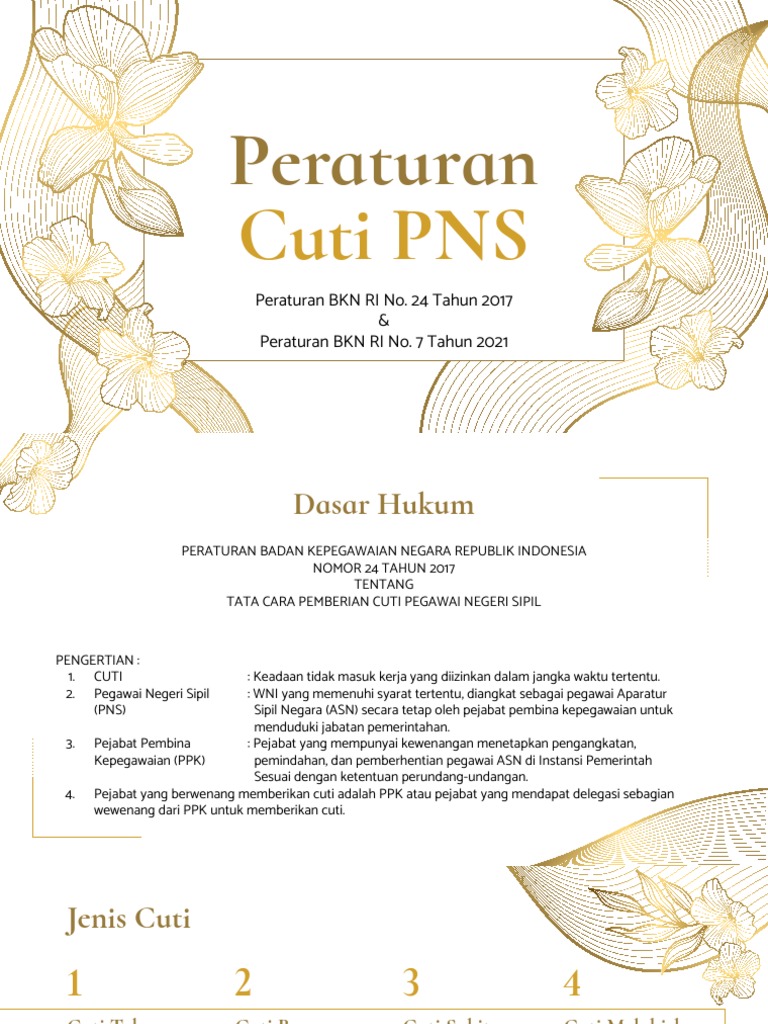 Aturan Cuti PNS Terbaru 2022 | PDF