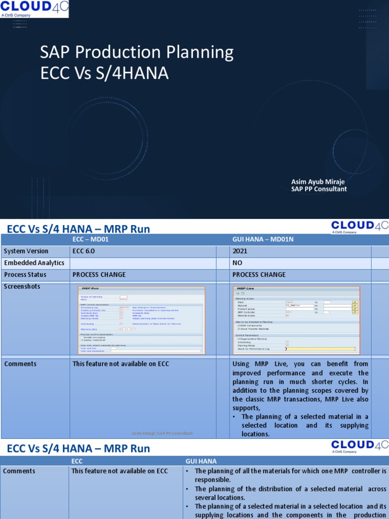 Sap MRP | PDF | Analytics | Screenshot
