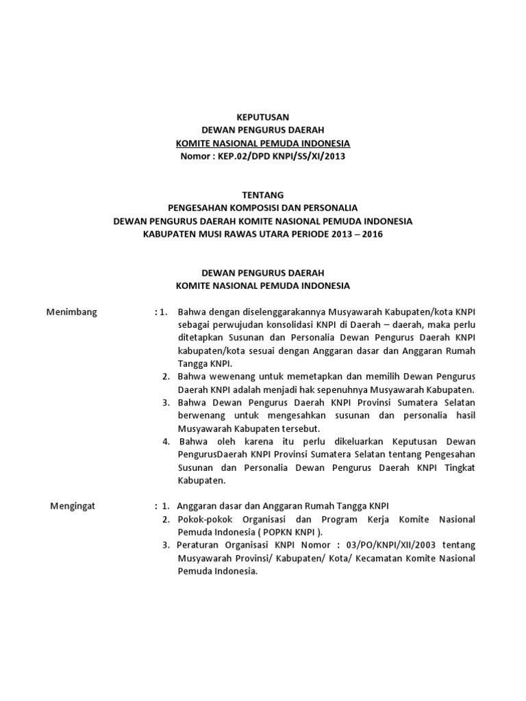 Susunan Kepengurusan Okut | PDF Susunan Kepengurusan Okut | PDF