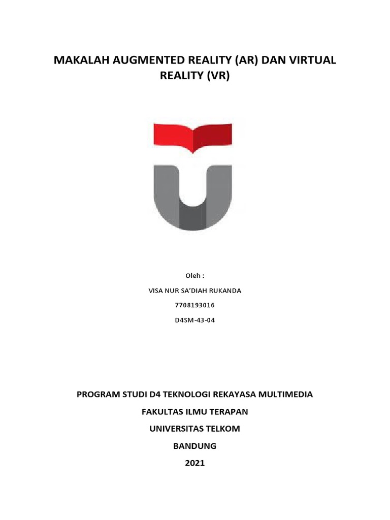 MAKALAH Augmented Reality (AR) Dan Virtual Reality (VR) | PDF