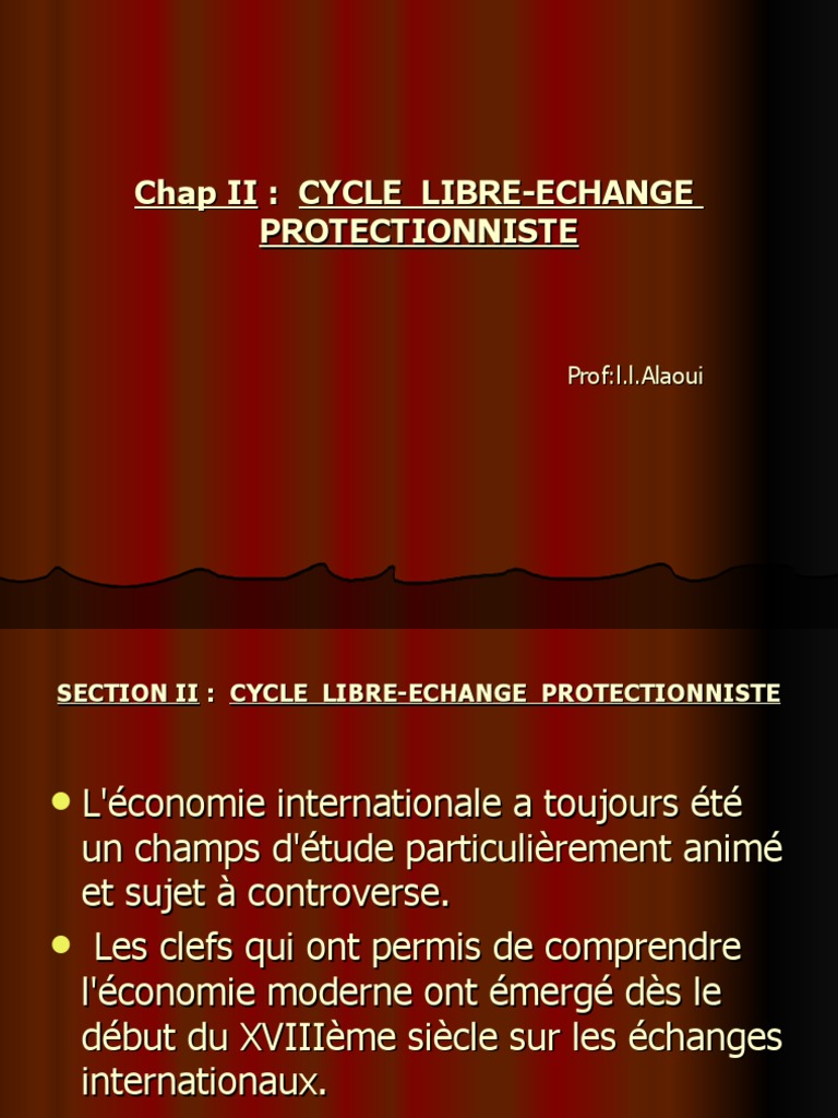 Libre-échange et protectionnisme : enjeux | PDF | Protectionnisme | Tarif