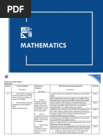 Grade 1 Mathematics MELCs Overview | PDF