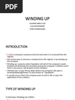 Winding Up Procedures in Malaysia | PDF | Liquidation | Bankruptcy