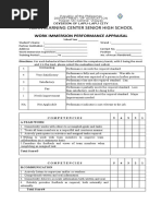 Potential Assessment Form | PDF | Leadership | Behavior Modification