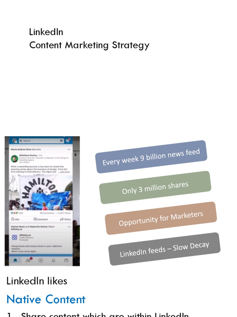 SMM-L12-LinkedIn Content Strategy | PDF