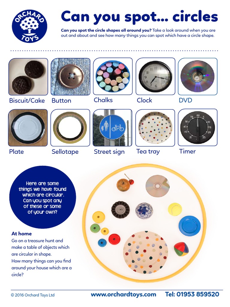 Can You Spot... Circles Activity Sheet | PDF