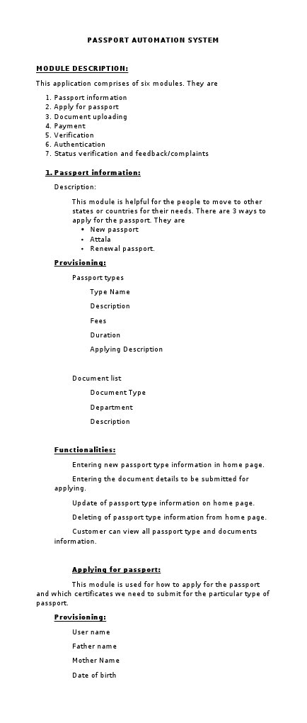 Passport Automation System | PDF | Identity Document | Authentication