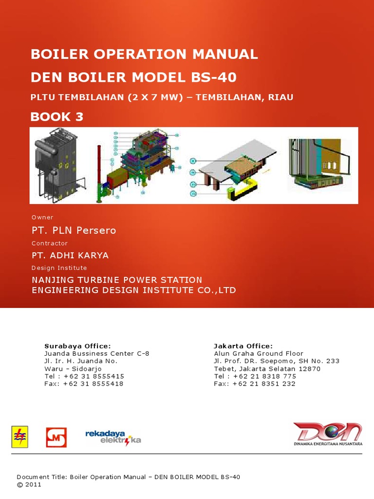 Boiler Operation Manual | PDF | Boiler | Furnace