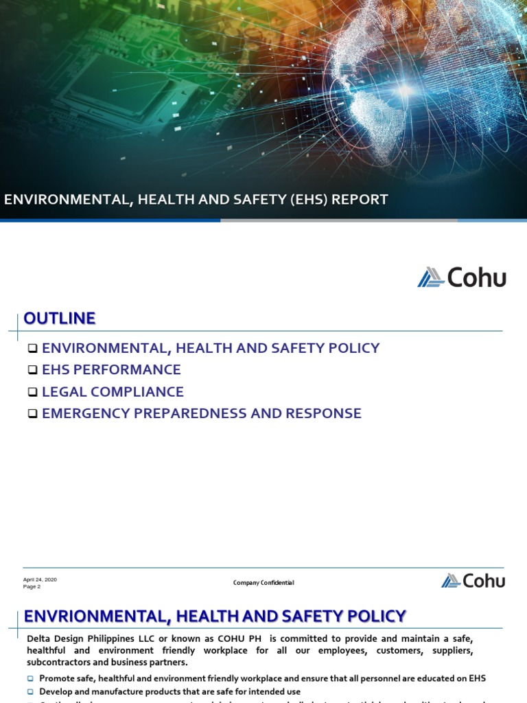 PH 2020 Environmental Health and Safety Report | PDF | Occupational ...