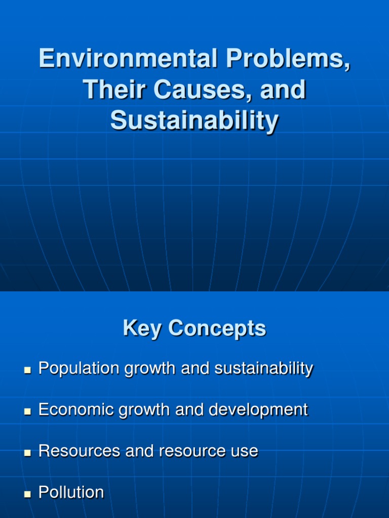 Causes of Environmental Problems | PDF | Sustainability | Pollution