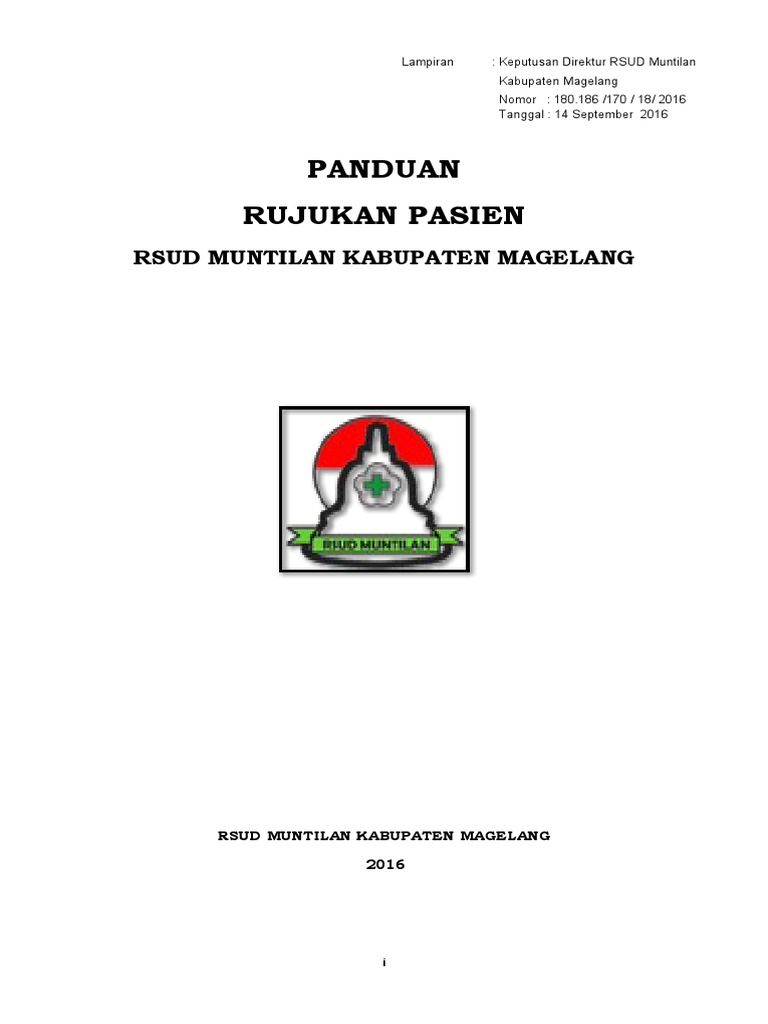 Panduan Rujukan Pasien | PDF