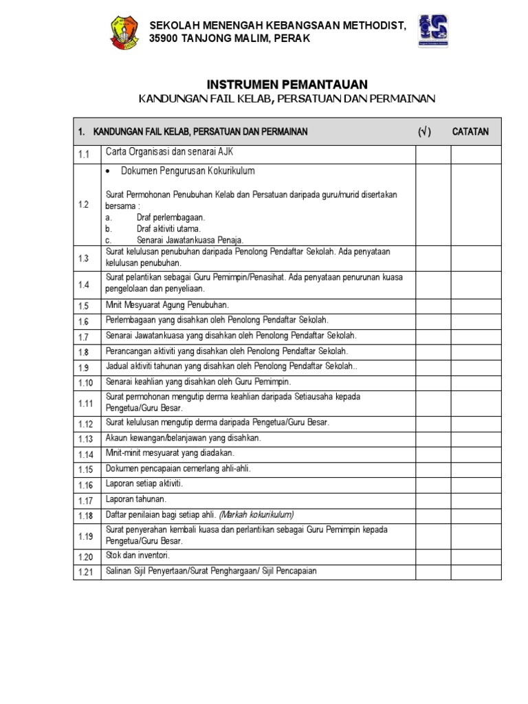 Borang Fail Kokurikulum Uniform, Pengakap 2022 | PDF