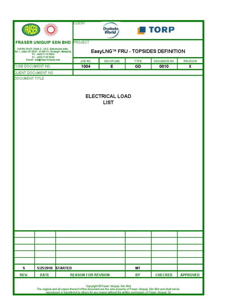 1004 E GD 0010 X Electrical Load List | PDF | Water Heating | Energy ...