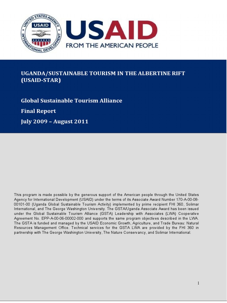 Usaid-Star Final Report - 11.30.11 | PDF | Uganda | Conservation Biology