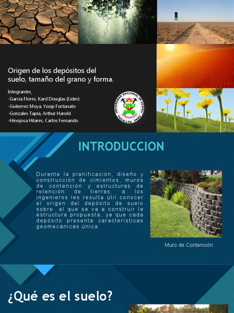 Origen y formación del suelo | PDF | Roca (geología) | Suelo